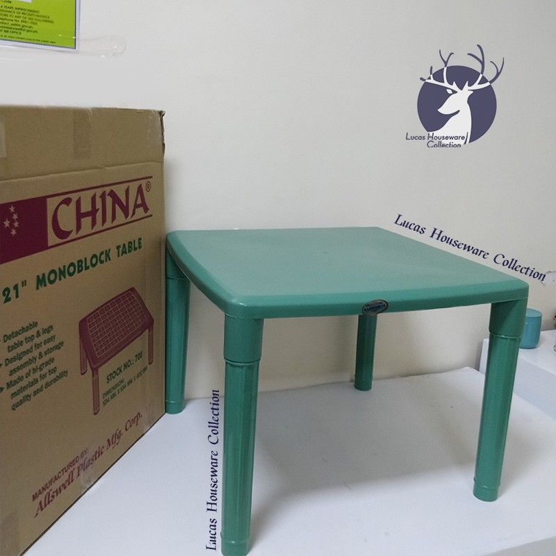 Square Plastic Tables Roma All Weather 78cm Square Plastic Patio Table