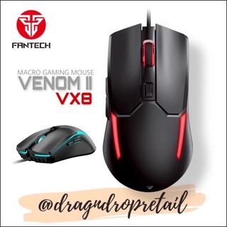 FANTECH VENOM II VX8 Wired Macro RGB Gaming Mouse 8000 DPI | Shopee ...
