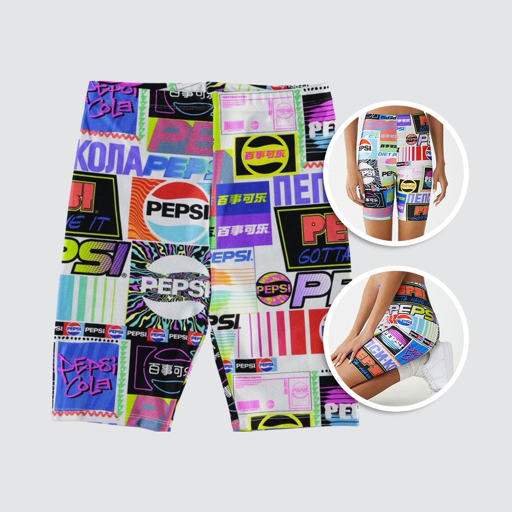 Forever 21 x Pepsi Biker Shorts | Shopee Philippines