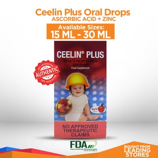 Ceelin Plus Ascorbic Acid with Zinc Oral Drops (Ages 6 Months to 2 Yrs ...