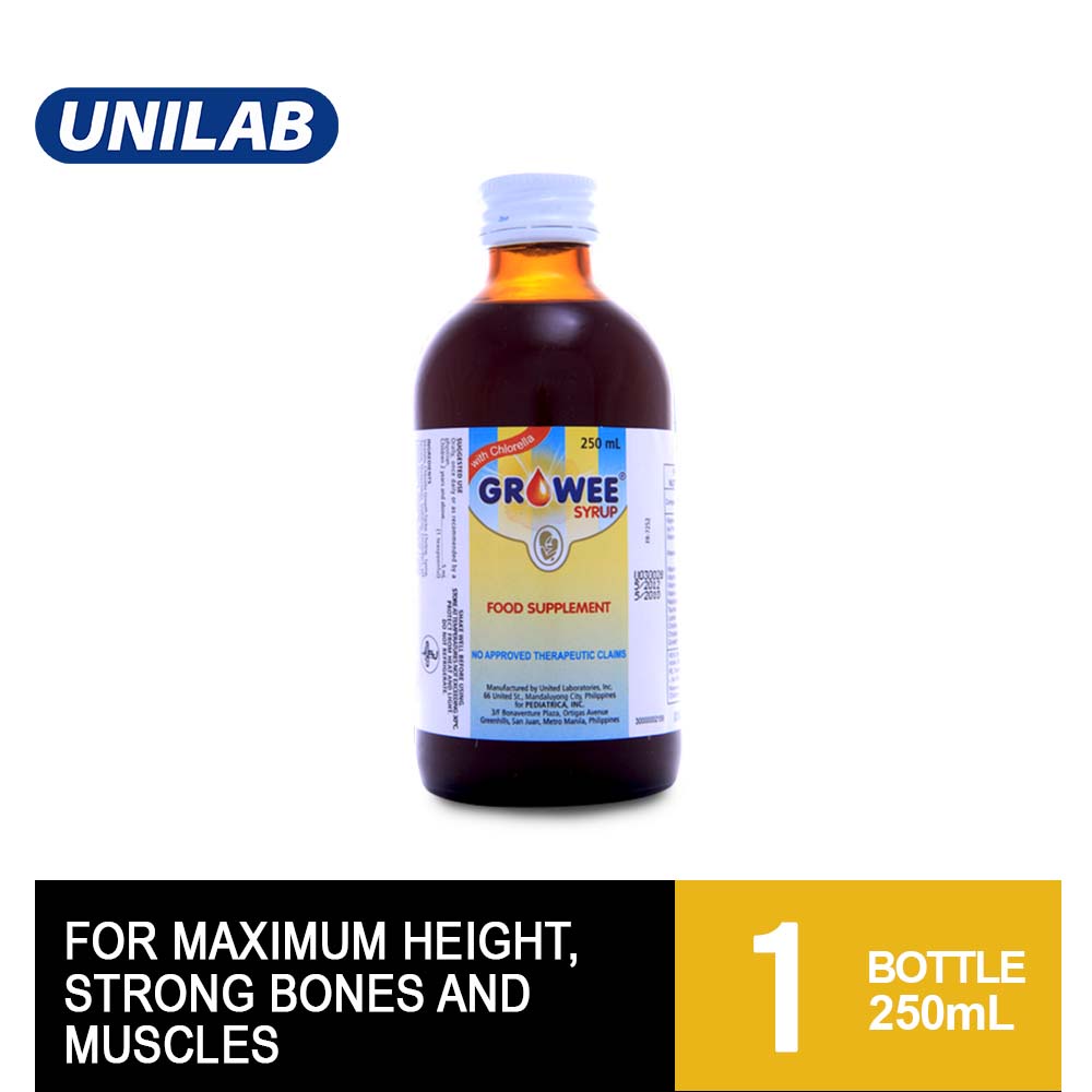 Growee Syrup 250mL For Maximum Height, Strong Bones And Muscles ...