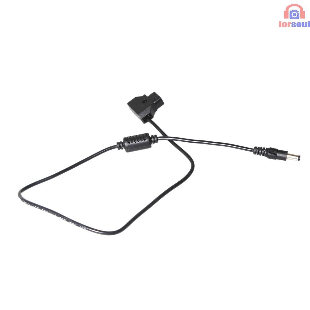 Coiled d-tap 2pin male to dc 5.5*2.5mm adapter cable for v-mount anton ...