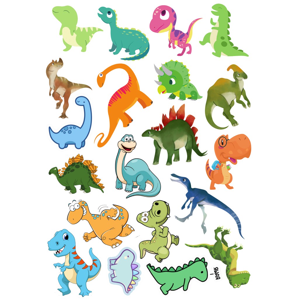 20pcs Dinosaurs Stickers | Shopee Philippines