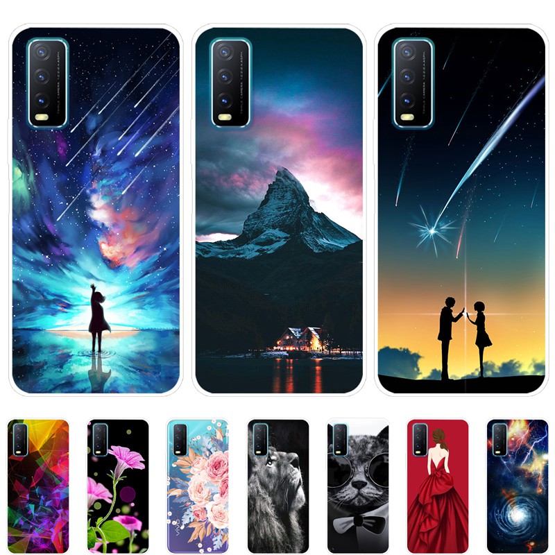 Vivo Y20i 2021 Case Silicon TPU Soft Case Vivo Y20i 2021 VivoY20i Back ...