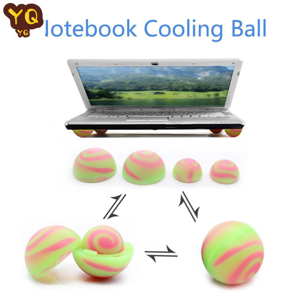 D.F.Silicone Mini Laptop Cooling Ball Notebook Portable Cooler Stand ...