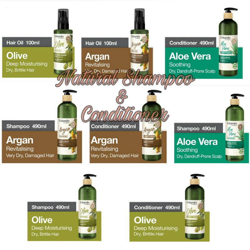 Naturals by Watsons Shampoo/Conditioner/Hair Oil | Shopee Philippines