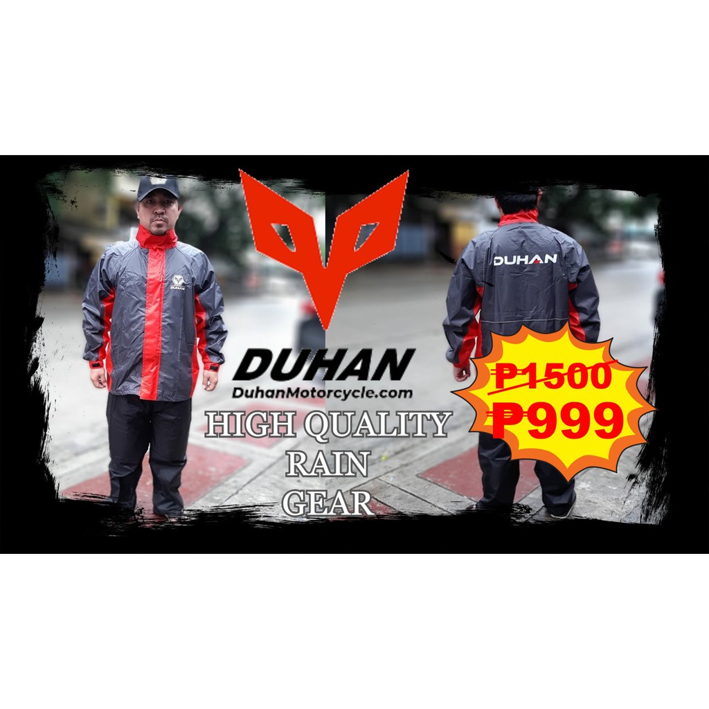 Duhan Original Hiqh Quality Rain Gear | Shopee Philippines