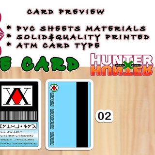 Hunter X Hunter Transmuter licensed ID card customize Nen Type PVC ...
