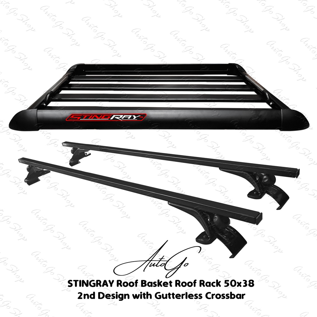 STINGRAY Roof Basket Roof Rack 50x38 2nd Design with Gutterless ...