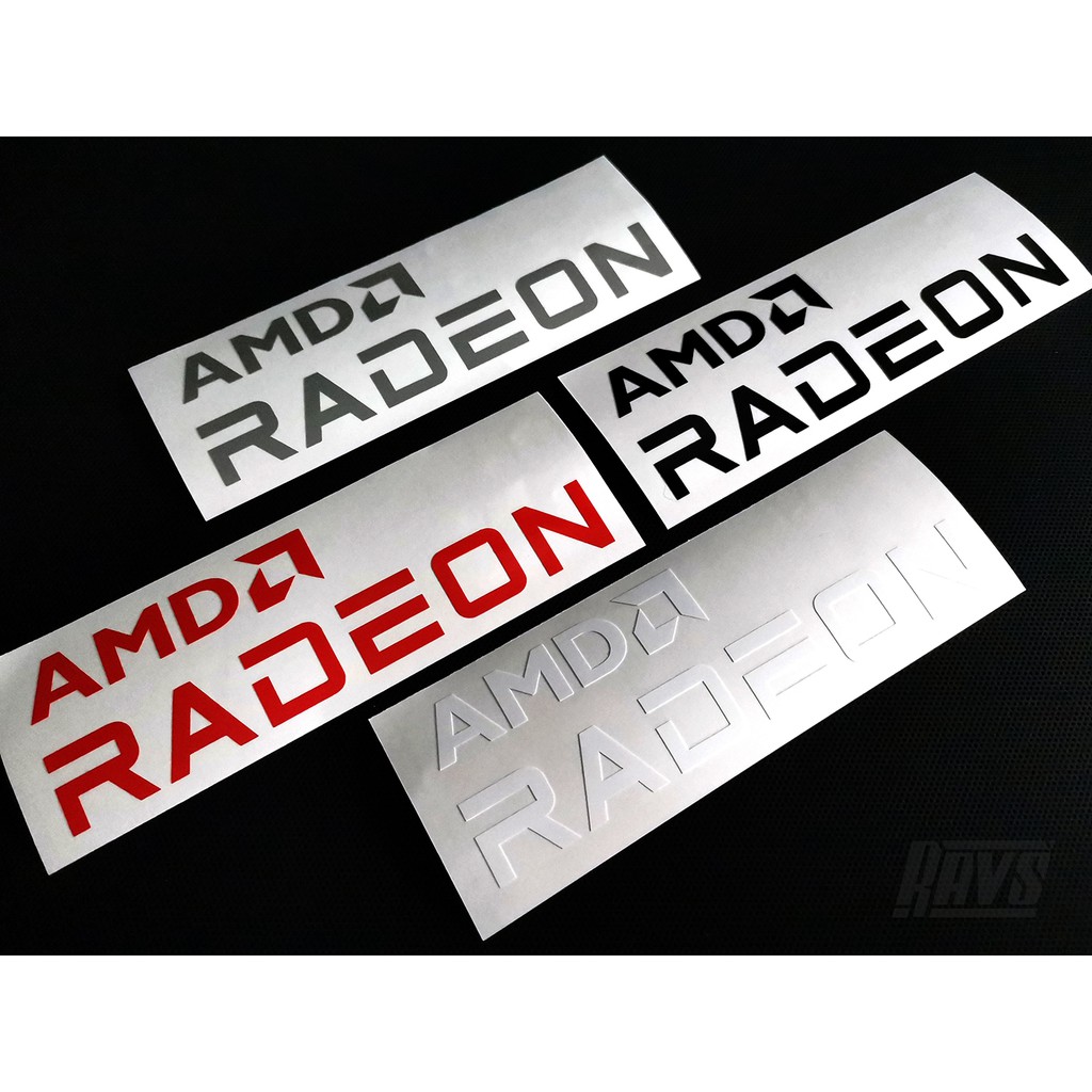 RADEON Decal / cutout vinyl sticker | Shopee Philippines