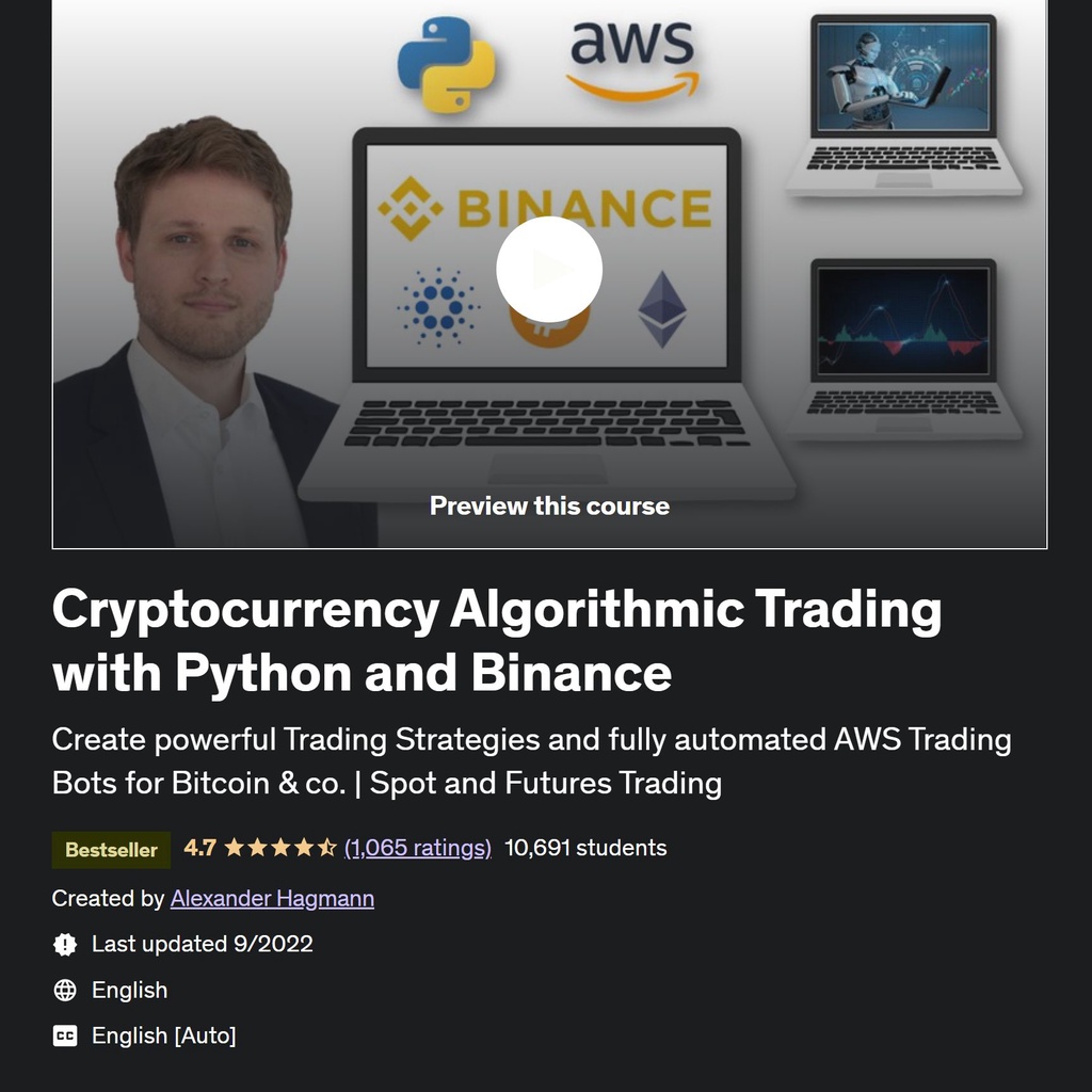 Cryptocurrency Algorithmic Trading with Python and Binance | Shopee Philippines
