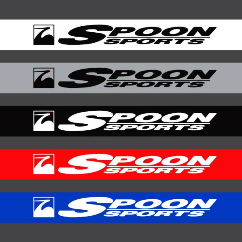Spoon Sports Car Windshield Banner Sticker Decal | Shopee Philippines
