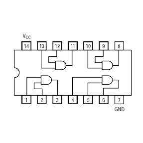 SN74LS08N 74LS08 7408 QUAD 2-INPUT AND GATE IC PDIP14 DIP14 presyo ₱24