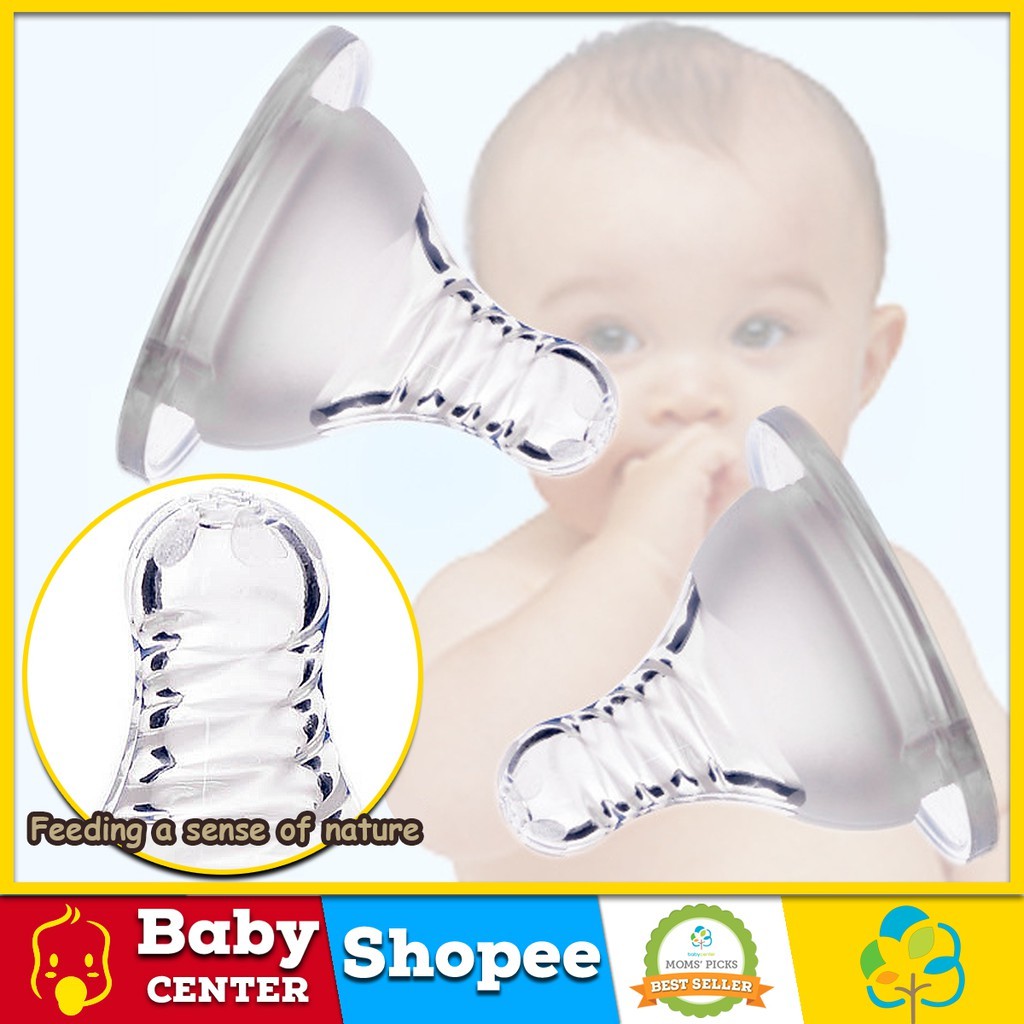 Bailey Baby 1pcs Wide Neck Pacifier Screw Shape Food Grade Feeding ...
