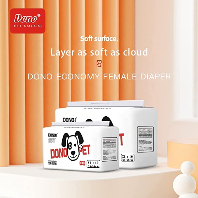Dono Disposable Diaper For Female Dogs White Packaging | Shopee Philippines