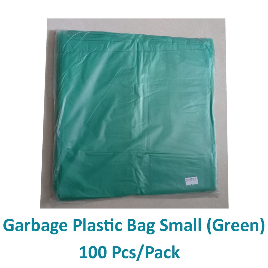 GREEN Garbage Bag (SMALL) | Shopee Philippines