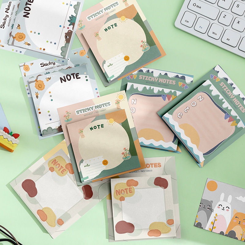 Creative Sunshine Bees Pebbles Hearts Note Sticky Notes Memo Post it ...