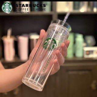 New Straight Cup Acrylic Clear Double Wall Skinny Tumbler Mug 16oz w ...