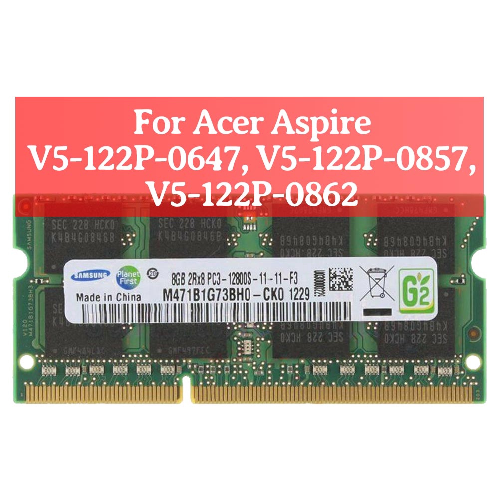 COD 8GB (1X8GB) RAM Memory For Acer Aspire V5-122P-0647, V5-122P-0857 ...