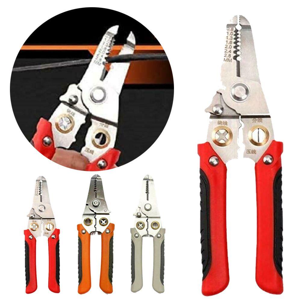 Wire Cutter Stripper Multi Tool Pliers Wire Crimper Cable Cutter ...