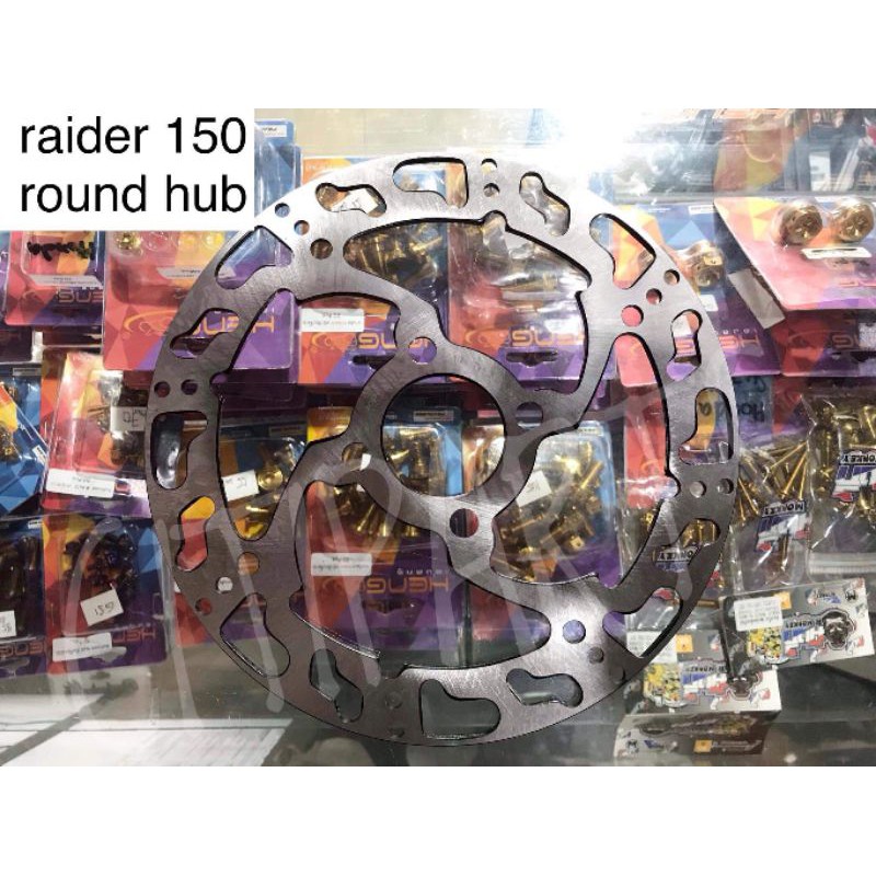 LIGHTEN DISC RAIDER 150 ROUND HUB (front) 220mm | Shopee Philippines