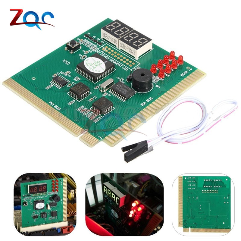 4 Digit LED Digital Display PC Analyzer Diagnostic Card Motherboard ...