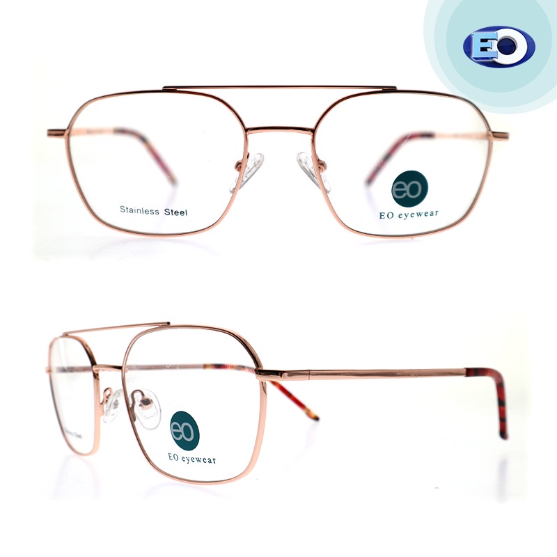 EO Eyewear Romulo S. Gold Frame with Multicoated Lens / Non-graded ...