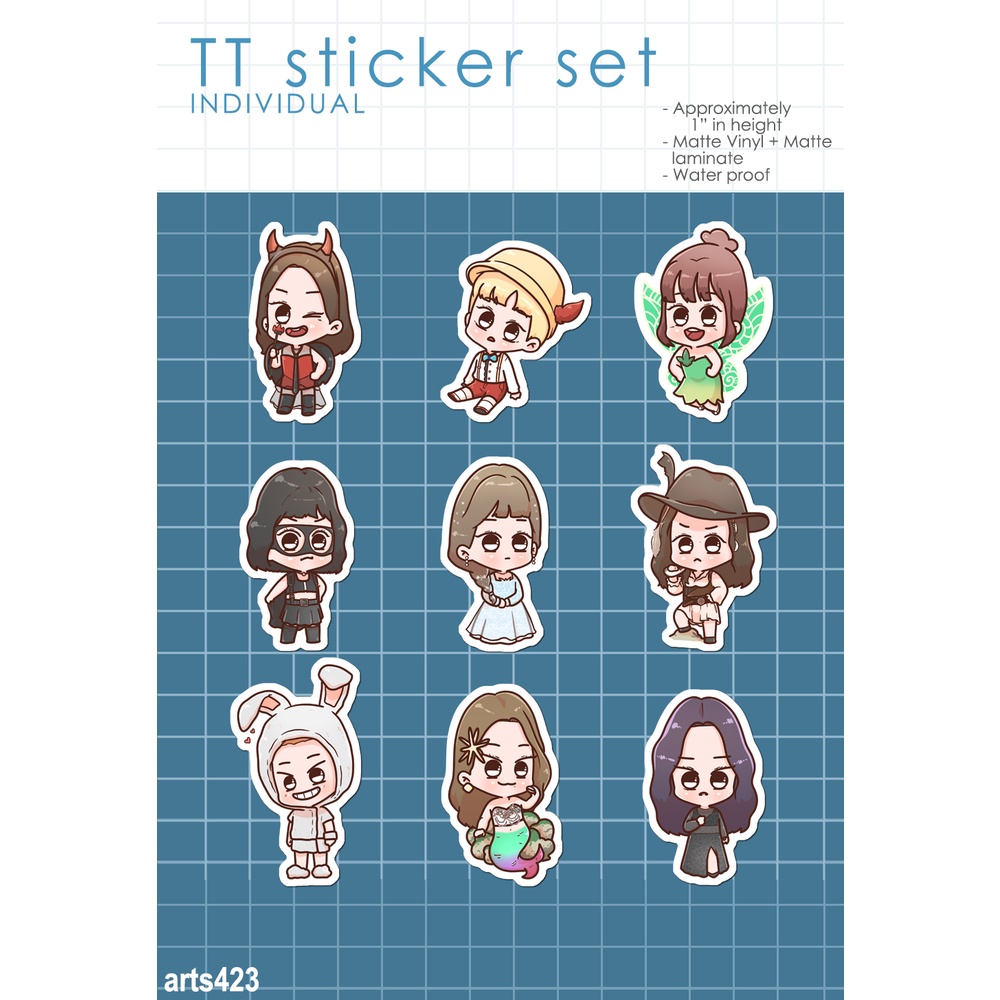 (SOLO) TWICE TT sticker set | Shopee Philippines