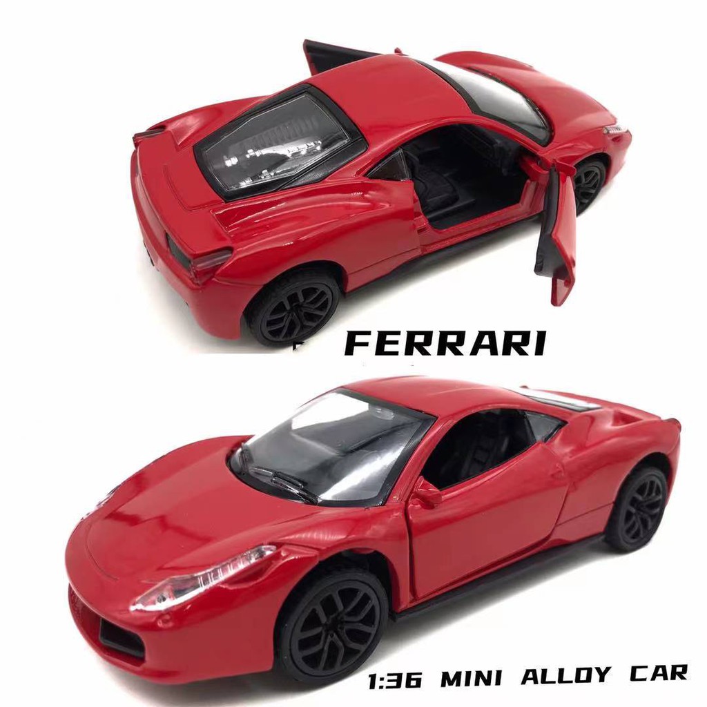 1:36 FERRARI ALLOY DIE CAST CAR MODEL 998-1 | Shopee Philippines