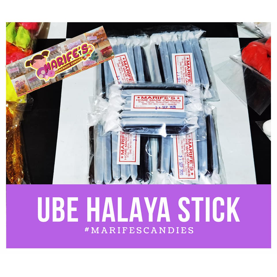 Ube Halaya Stick Per Pack of Nagcarlan, Laguna's Delicacies | Shopee ...