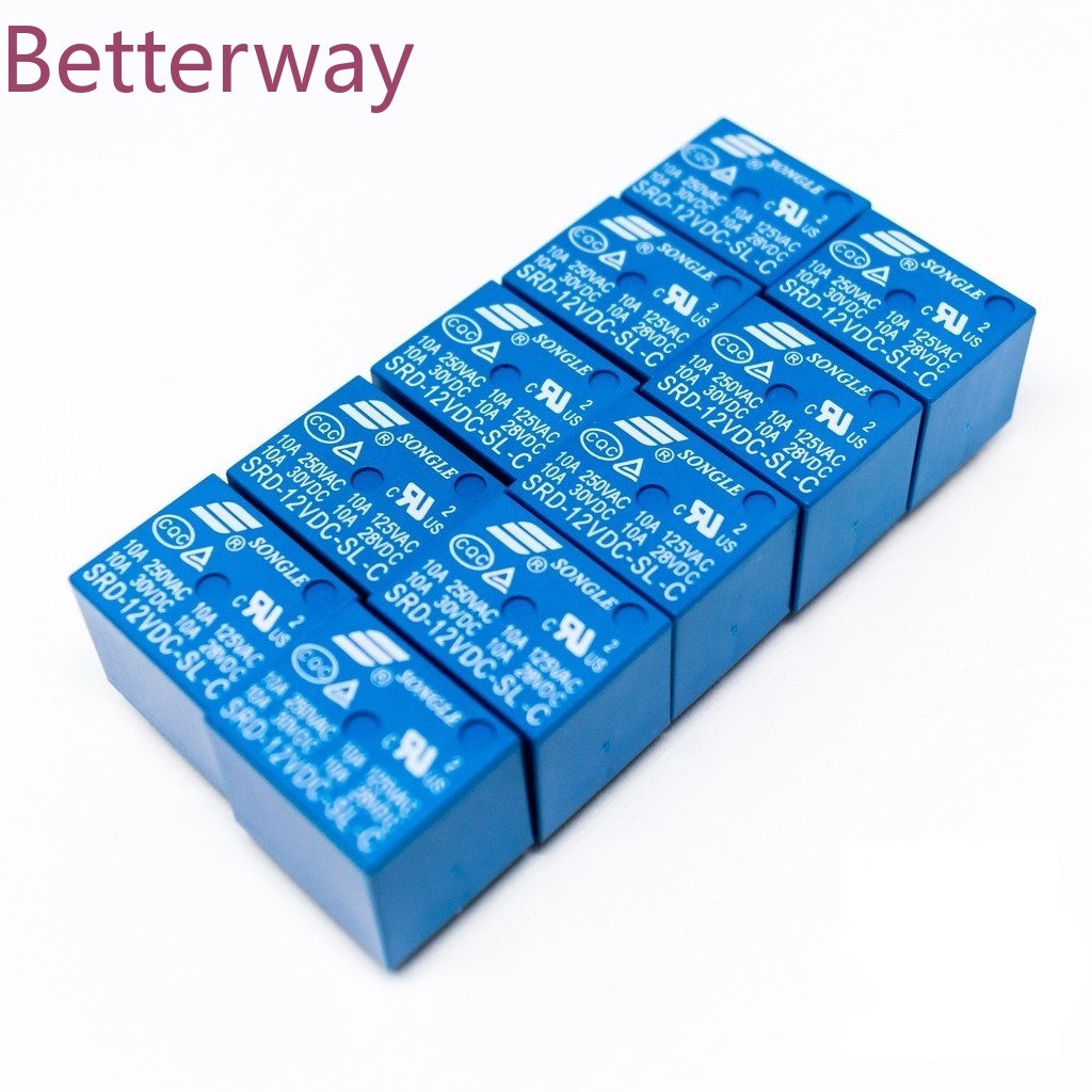 5Pcs 5Pin 4Pin Mini SRD Relays SPDT 3V 5V 9V 12V 24V betterway | Shopee ...