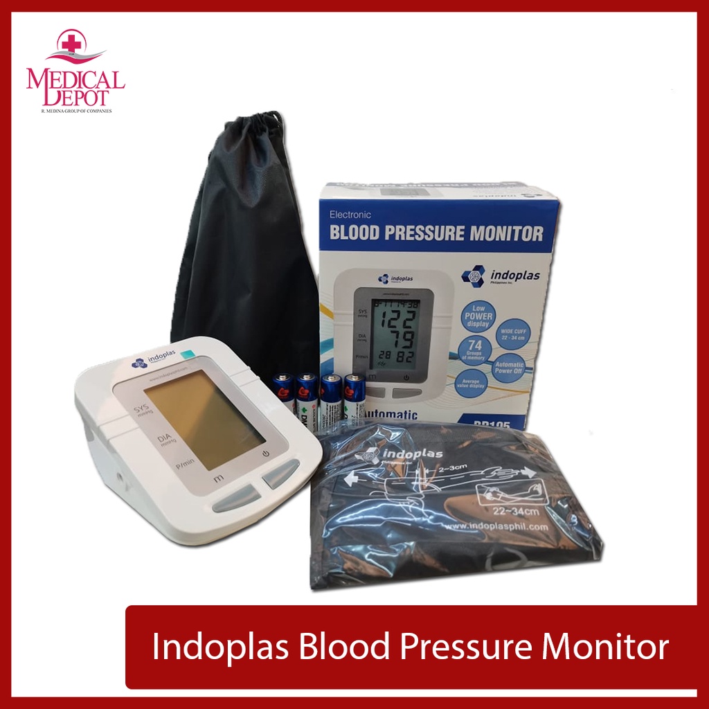 INDOPLAS BLOOD PRESSURE MONITOR | Shopee Philippines