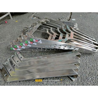Yamaha aerox v2 top box bracket heavy duty pure stainless CGM | Shopee ...