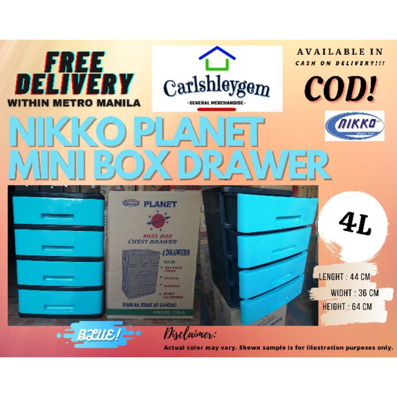 4Layer Nikko Planet Mini Box Drawer (Free Delivery within Metro Manila ...