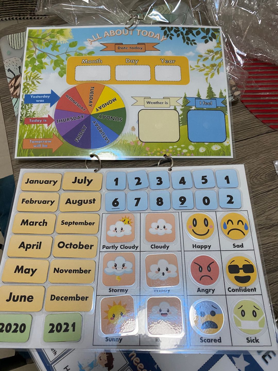 All about today / Date and Weather / Daily Calendar Chart | Shopee ...
