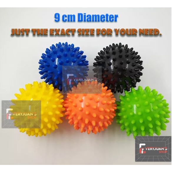9 CM Spiky Ball Massage Trigger Point therapy & acupressure Hand ...