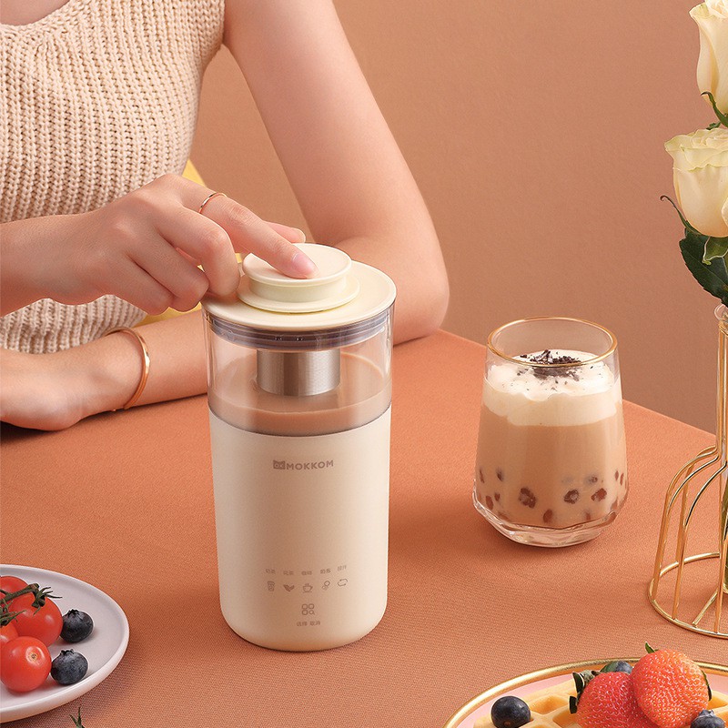 MOKKOM Instant Coffee Maker Multifunction Mini Milk Tea Maker 350ml ...