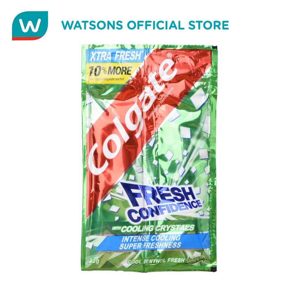 COLGATE Fresh Confidence Toothpaste Twin Pack Sachet | Shopee Philippines