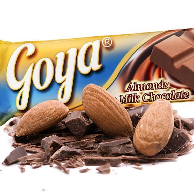 SALE‼️ GOYA ALMONDS MILK CHOCOLATE 35 GRAMS | Shopee Philippines