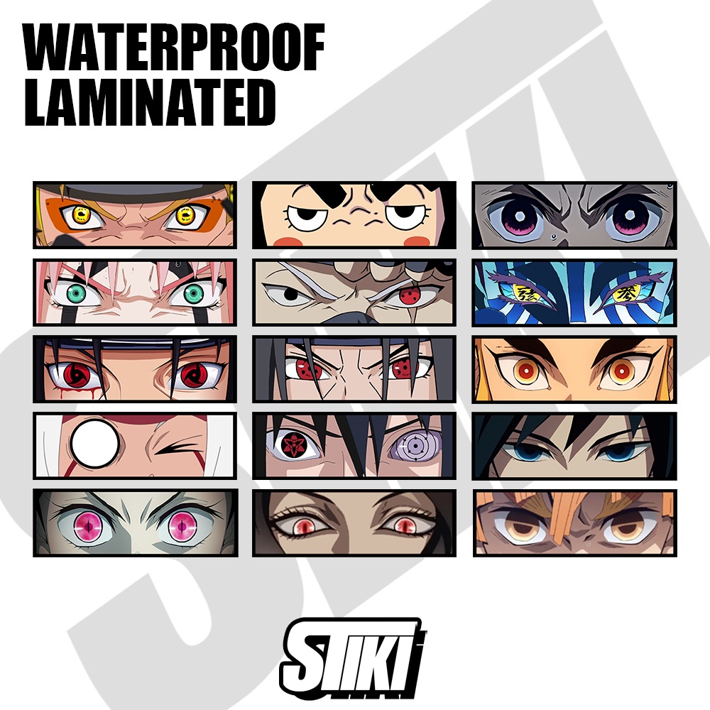 Anime Eye Vinyl Sticker WATERPROOF | Shopee Philippines