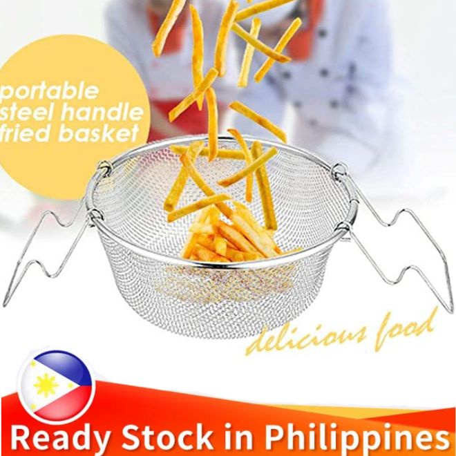 Frying Strainer for Fried Chicken, French Fries, Siomai, Dumpling ...