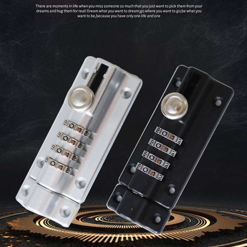 Combination Door Bolt 304 Stainless steel Combination Digit Padlock ...