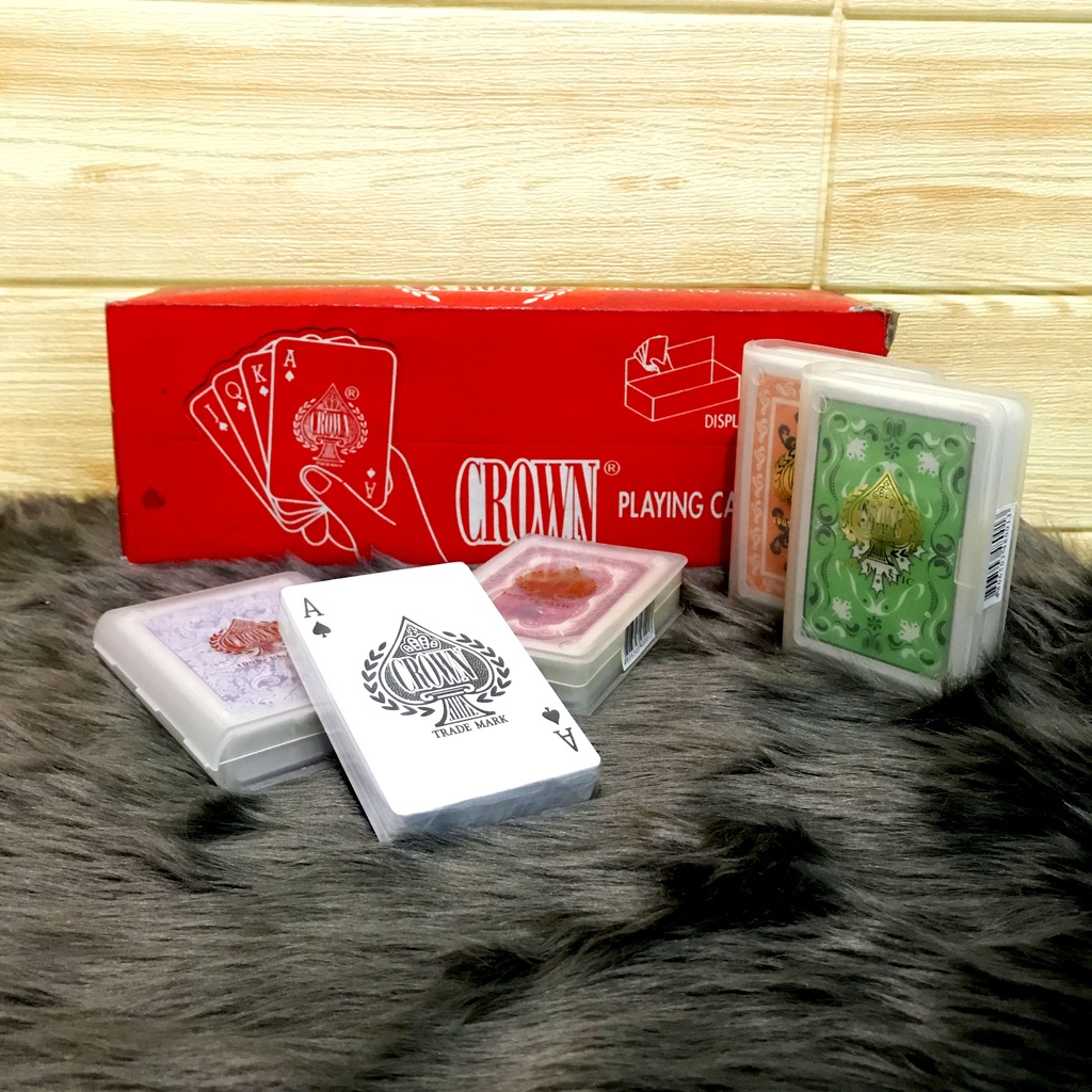 Crown Playing Cards - Waterproof Durable Plastic (Pack) | Shopee ...
