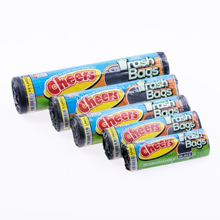 Cheers Trash Bag Black Medium 10's | Shopee Philippines