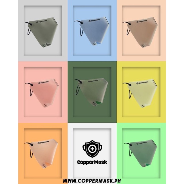 Coppermask 2.0 with enclosed filter (100% Authentic) | Shopee Philippines