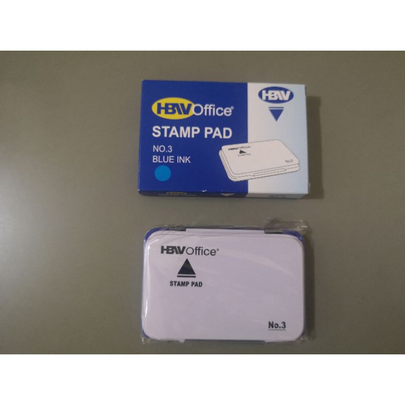 hbw stamp pad #3 blue and black | Shopee Philippines