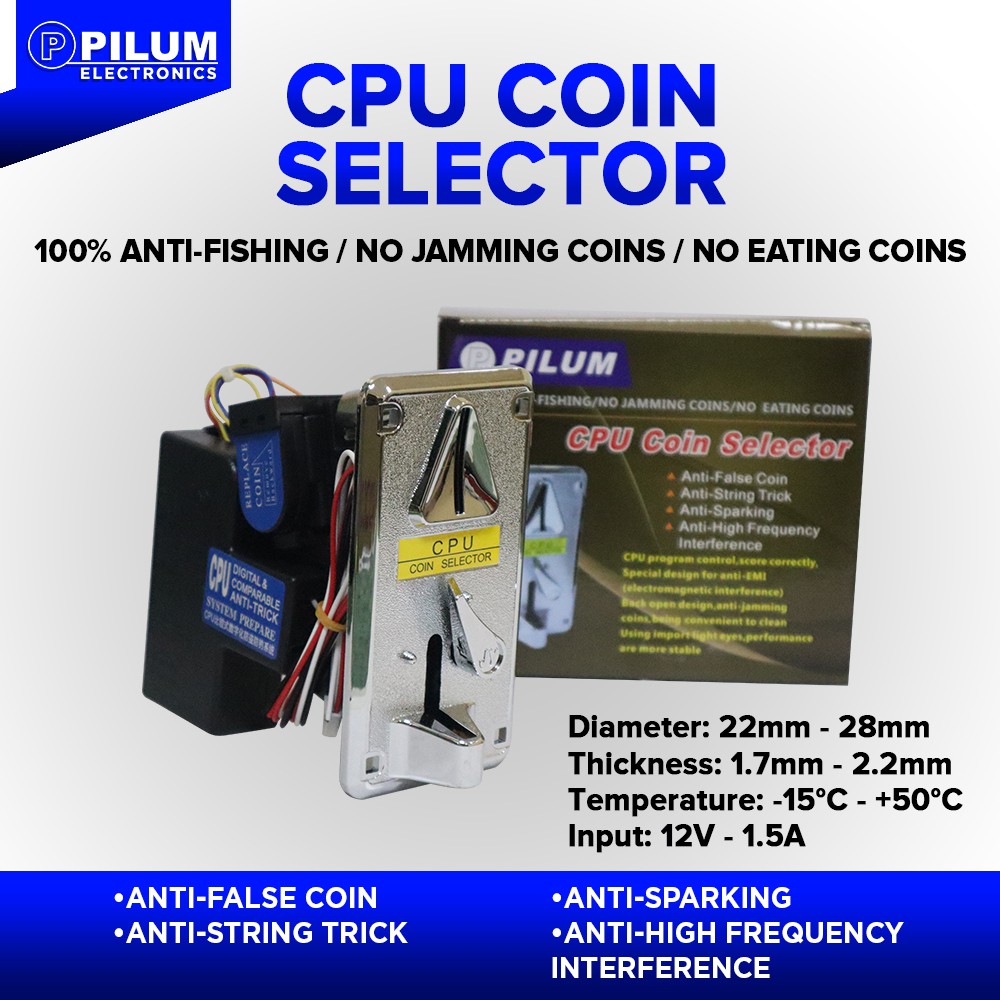 CPU COIN SELECTOR (Multi coin selector / Electronic / Coin acceptor ... CPU COIN SELECTOR (Multi coin selector / Electronic / Coin acceptor ...