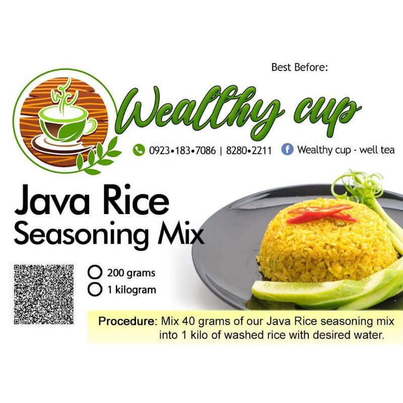 JAVA RICE SEASONING MIX | Shopee Philippines