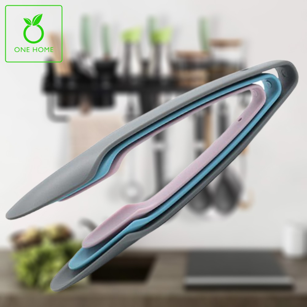 3 Pcs Plastic Tongs Salad Tongs Set Kitchen Set Different Colors Tong ...