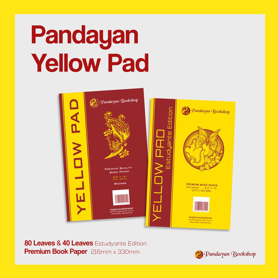 Pandayan Yellow Pad (1 Whole) | Shopee Philippines